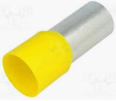 Bootlace insulated ferrules 150mm Yellow – ALF Electrical
