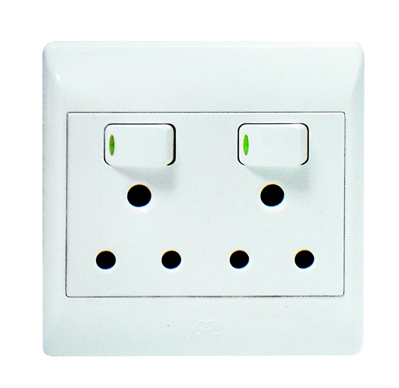 2 16A Switch Socket 4×4 – ALF Electrical