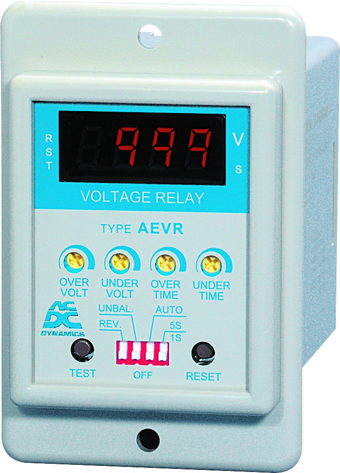 3 PHASE VOLTAGE RELAY 0-999V 8PIN/FLUSH MOUNT – ALF Electrical