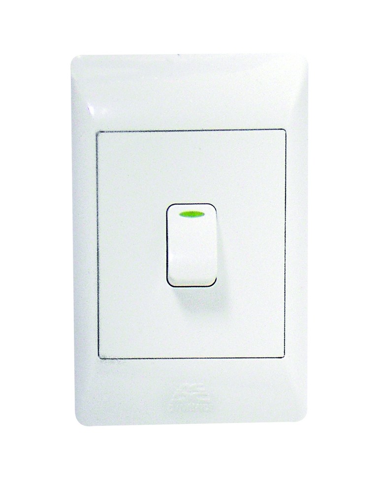 1-LEVER 2-WAY SWITCH 2×4 C/W WHITE COVER PLATE – ALF Electrical