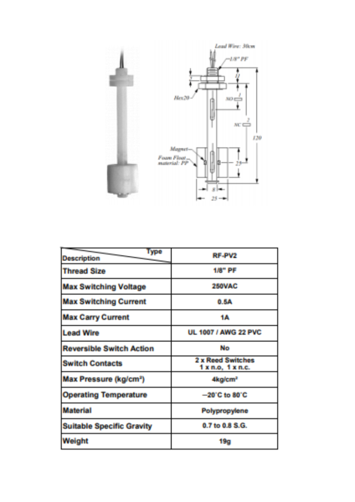 MORE FLOAT SWITCHES – ALF Electrical